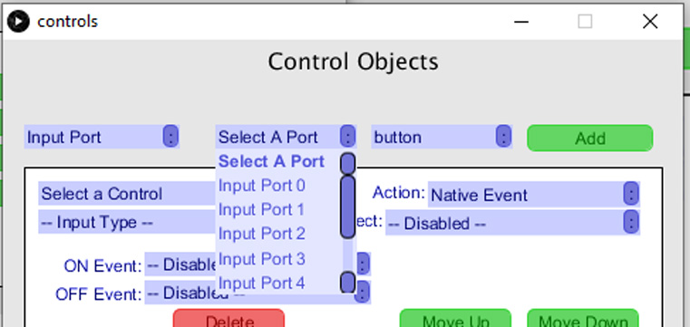 Control Objects Lews Duino Gear